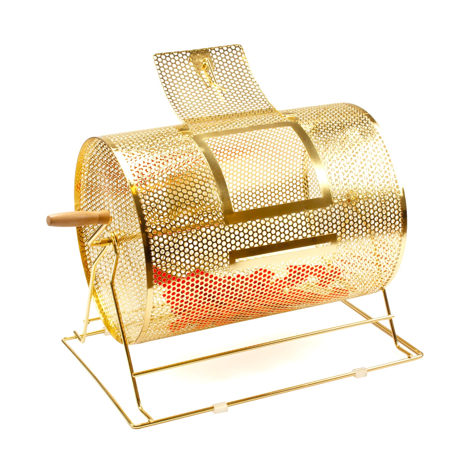 GSE Games & Sports Expert Raffle Drum, Medium Brass Raffle Ticket ...