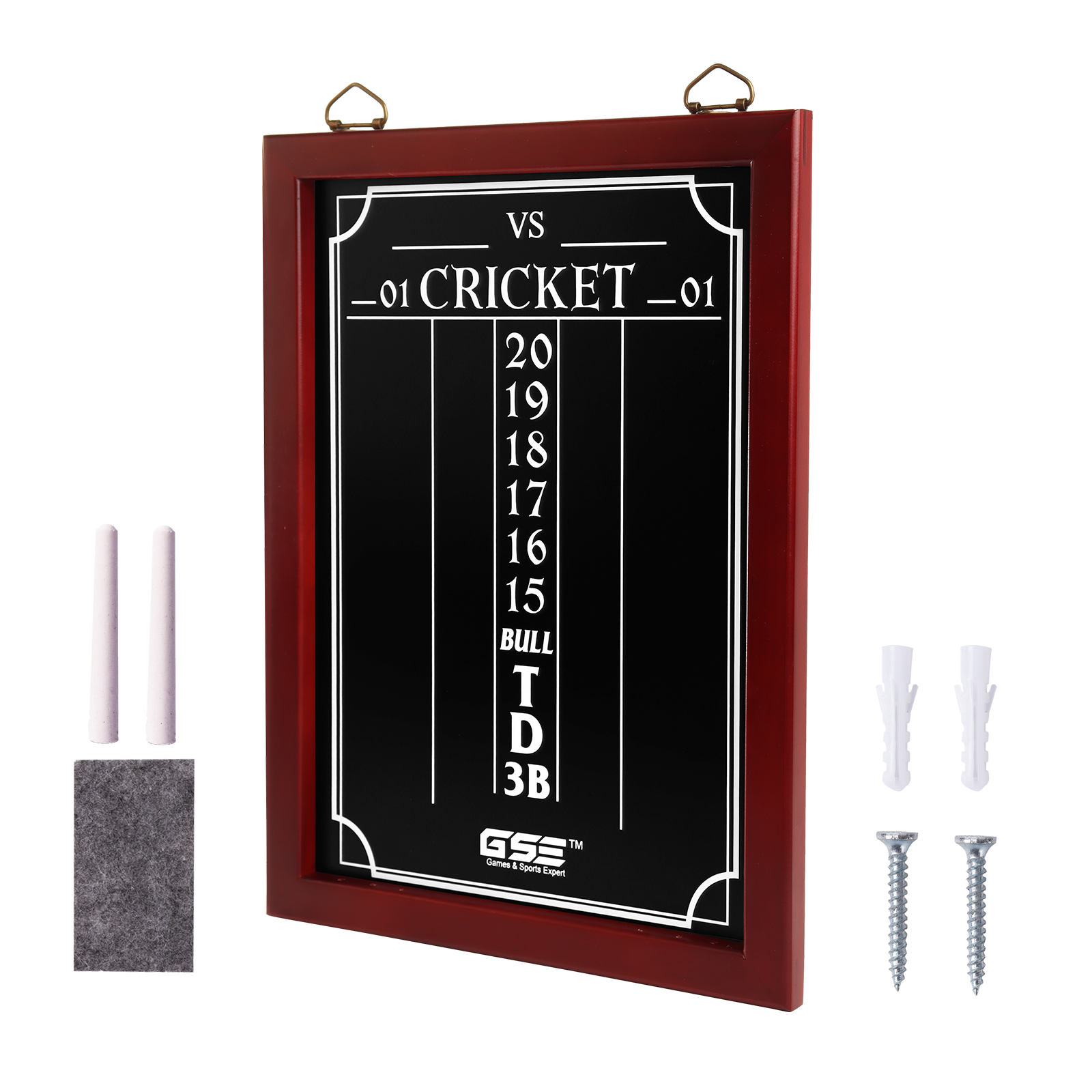 GSE Games & Sports Expert Chalk Dart Scoreboard for Dart Board Cricket ...