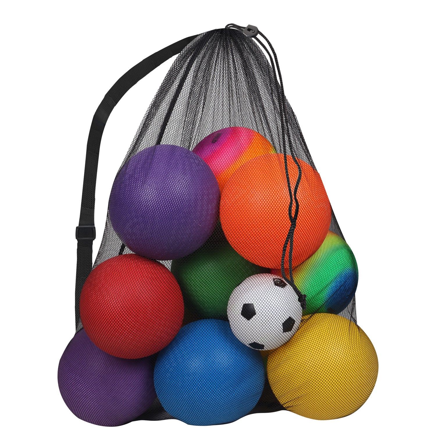 GSE Games & Sports Expert 30" x 40" Extra-Large Mesh Sports Ball ...