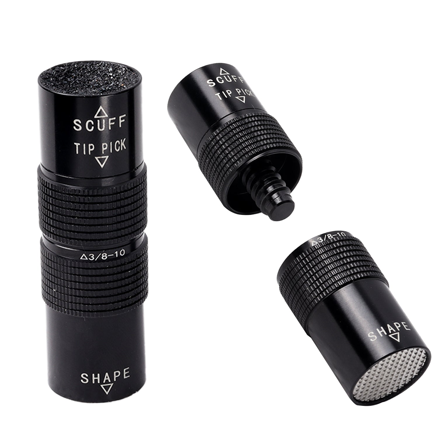 GSE Games & Sports Expert 4-in-1 Pool Cue Tip Tool Billiard Accessory ...